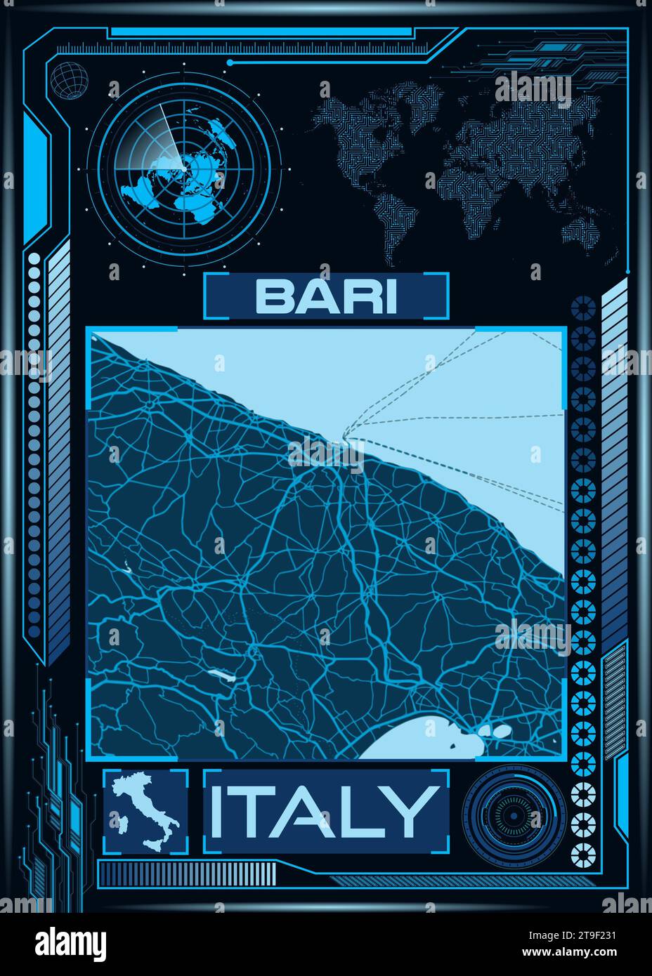 Mappa di bari immagini e fotografie stock ad alta risoluzione - Alamy