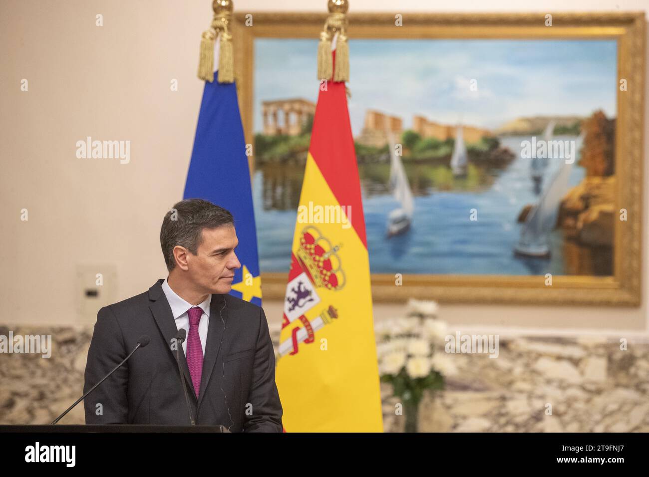 Comunicato stampa del primo ministro spagnolo Pedro Sanchez dopo un ...