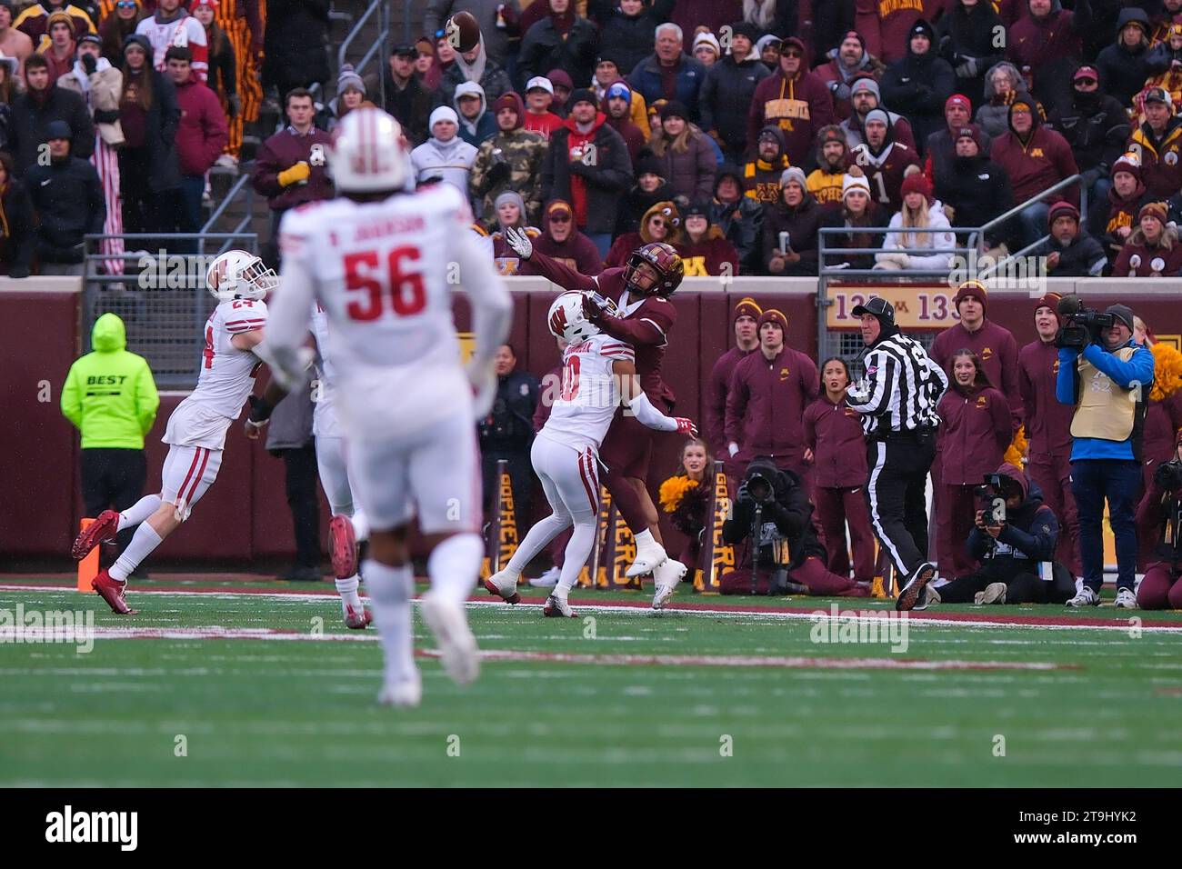 Minneapolis, Minnesota, USA. 25 novembre 2023. Il wide receiver dei ...