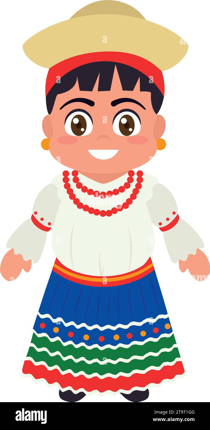 Donna ecuadoriana Immagini Vettoriali Stock - Alamy