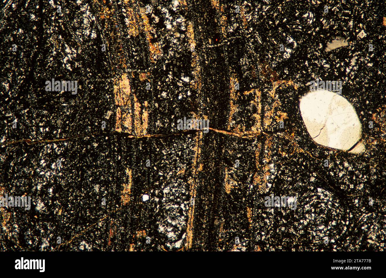 La riolite è una roccia vulcanica equivalente al granito intrusivo ...