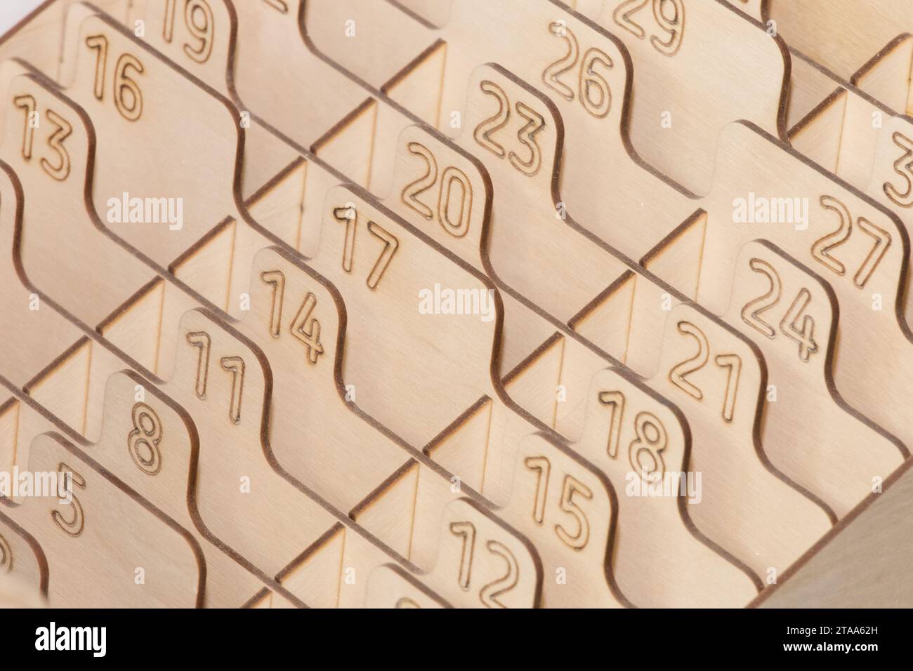 Sezioni numerate figure per lo stoccaggio di oggetti e parti realizzate ...