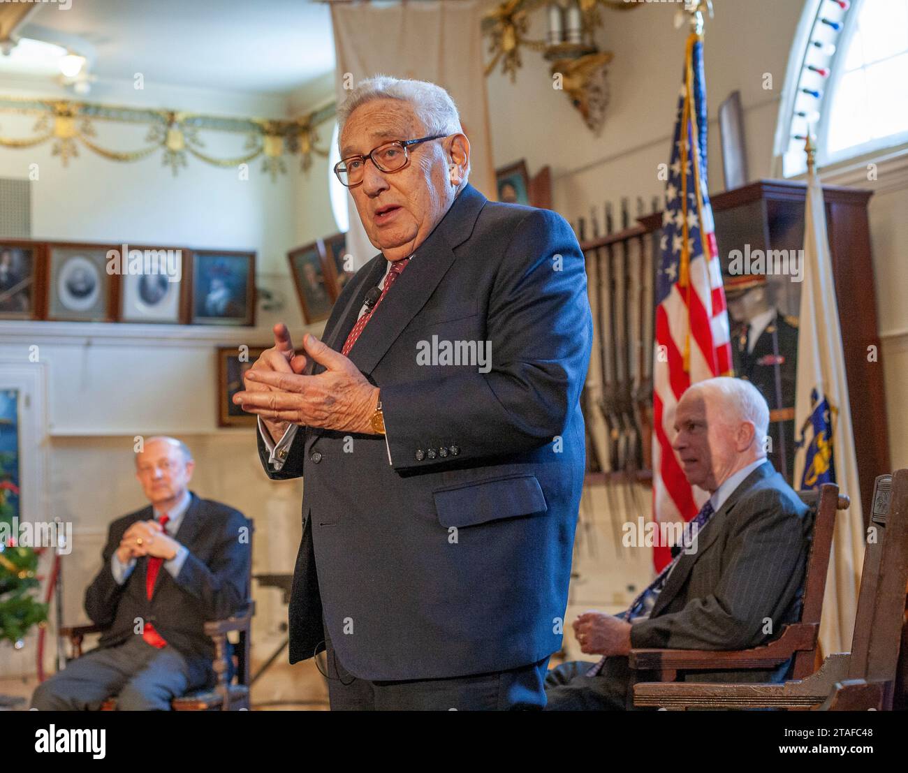 Boston, Massachusetts, USA 19 dicembre ,2007 ex Segretario di Stato ed ...