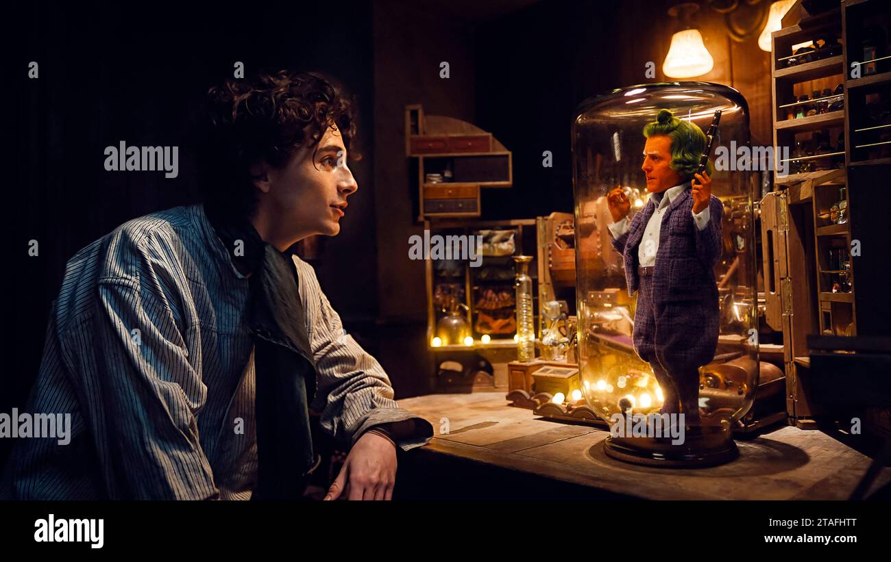Wonka (2023), diretto da Paul King e interpretato da Timothée Chalamet ...