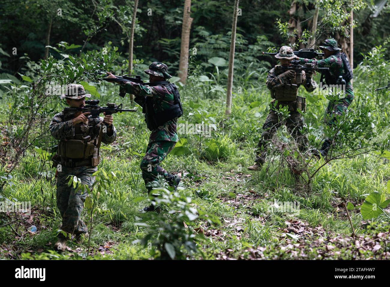 U.S. Marines con 1st Battalion, 7th Marines, attaccati alla Marine ...