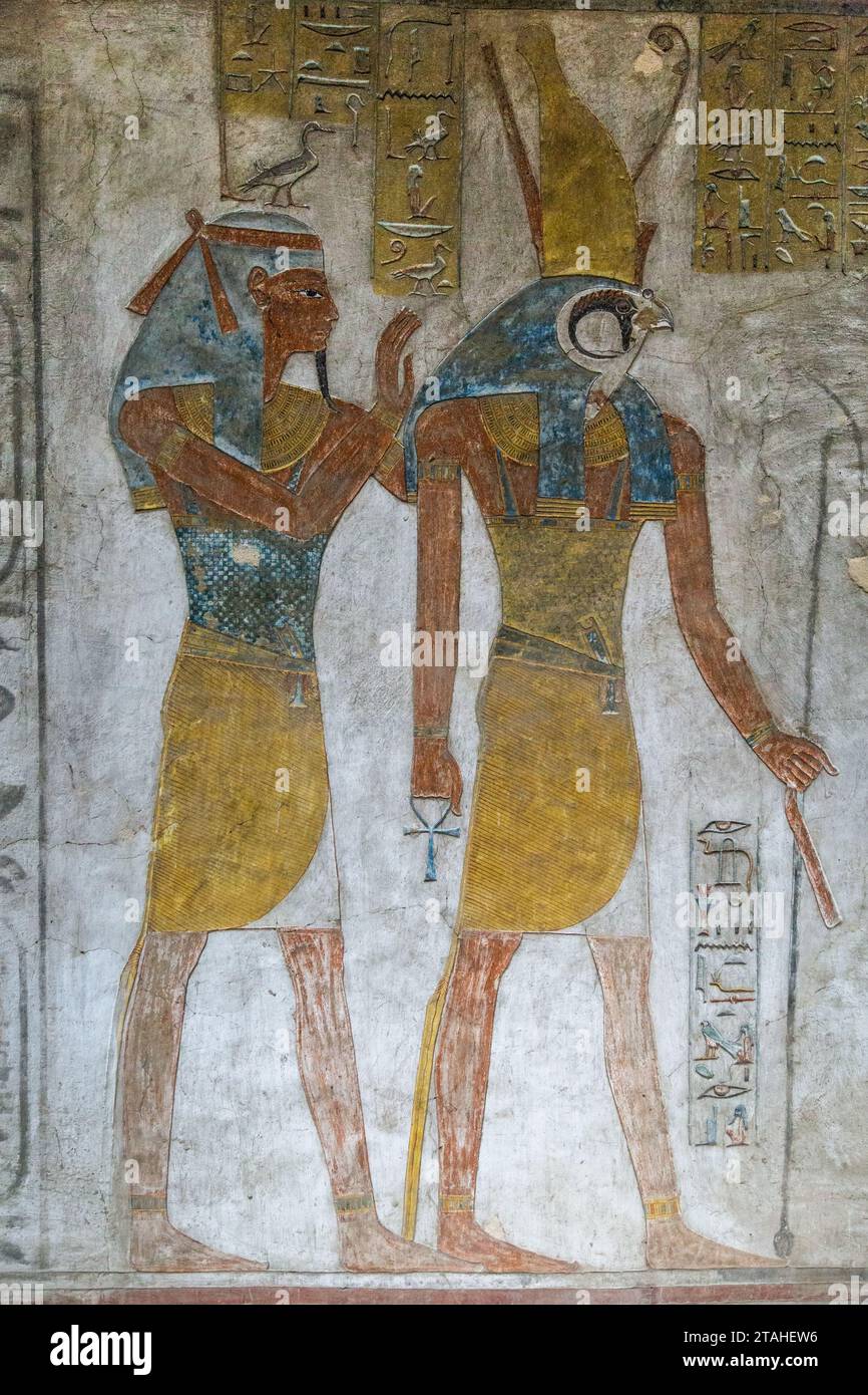 Egyptian hieroglyphics ramses tomb immagini e fotografie stock ad alta ...