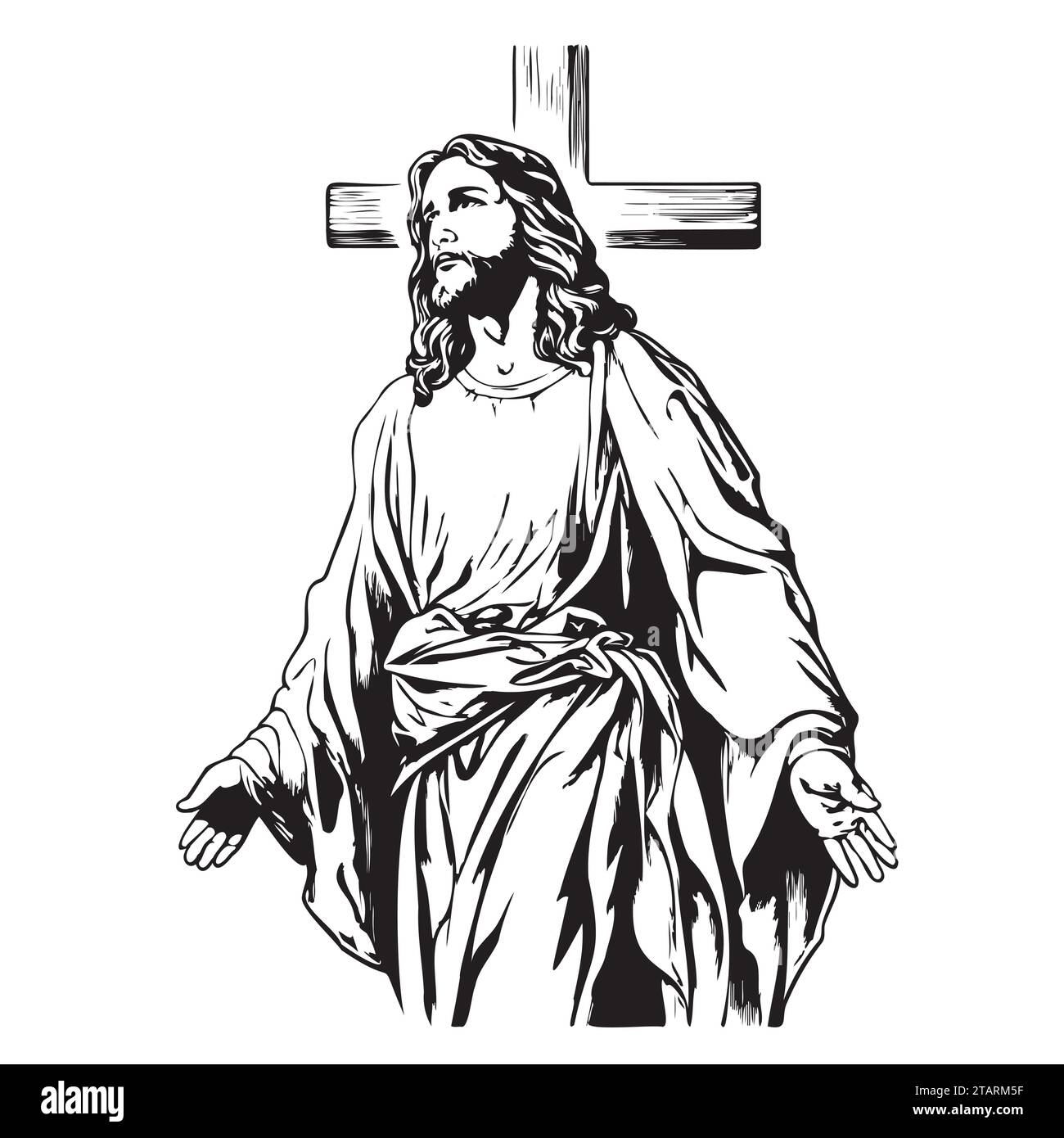 Gesù cristo benedizione Foto e Immagini Stock in Bianco e Nero - Alamy