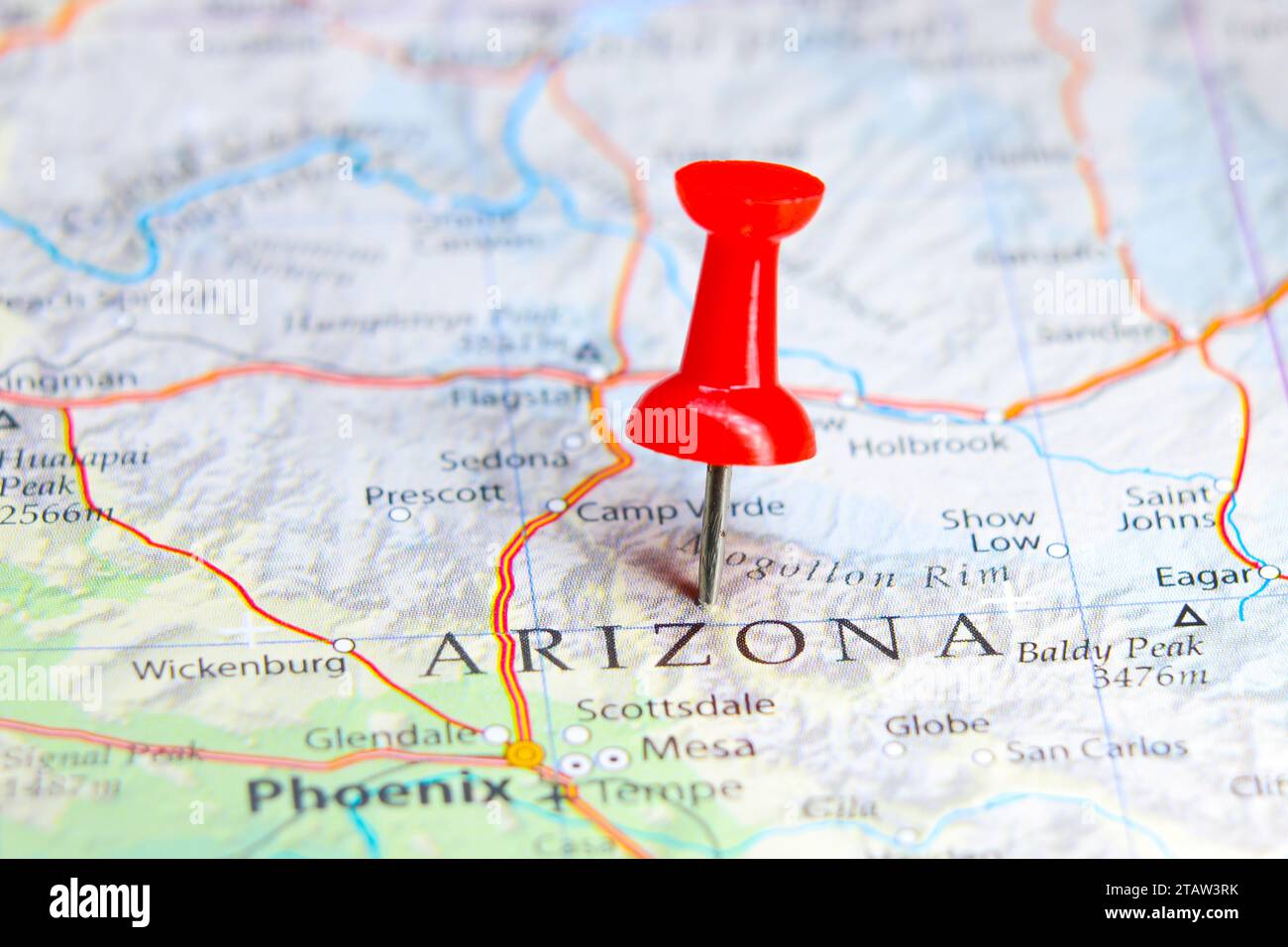 Political map arizona immagini e fotografie stock ad alta risoluzione ...