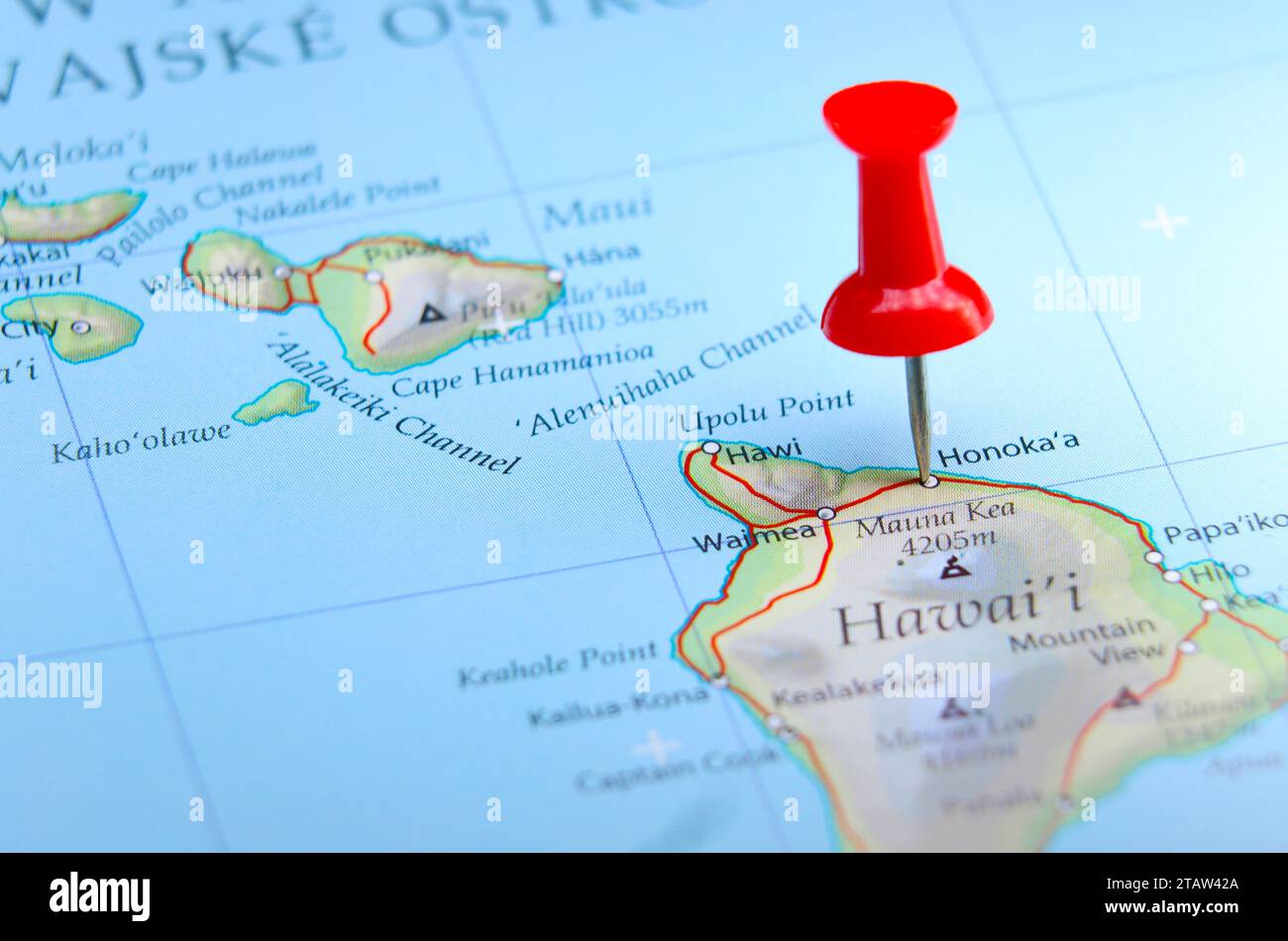 Mapa político de hawaii immagini e fotografie stock ad alta risoluzione ...