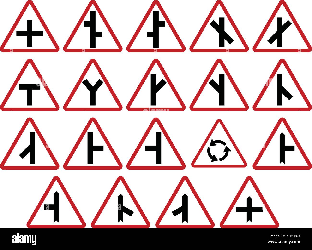 Segnali di intersezione e svincolo, segnali stradali nelle Filippine ...