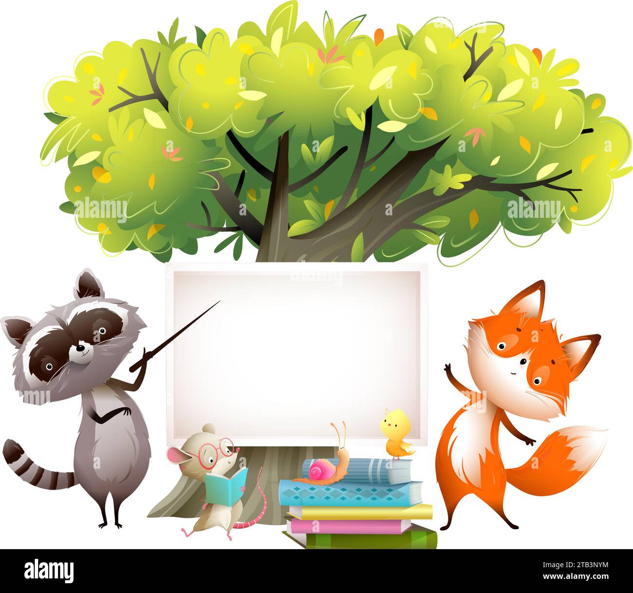 Reading trees Immagini Vettoriali Stock - Alamy