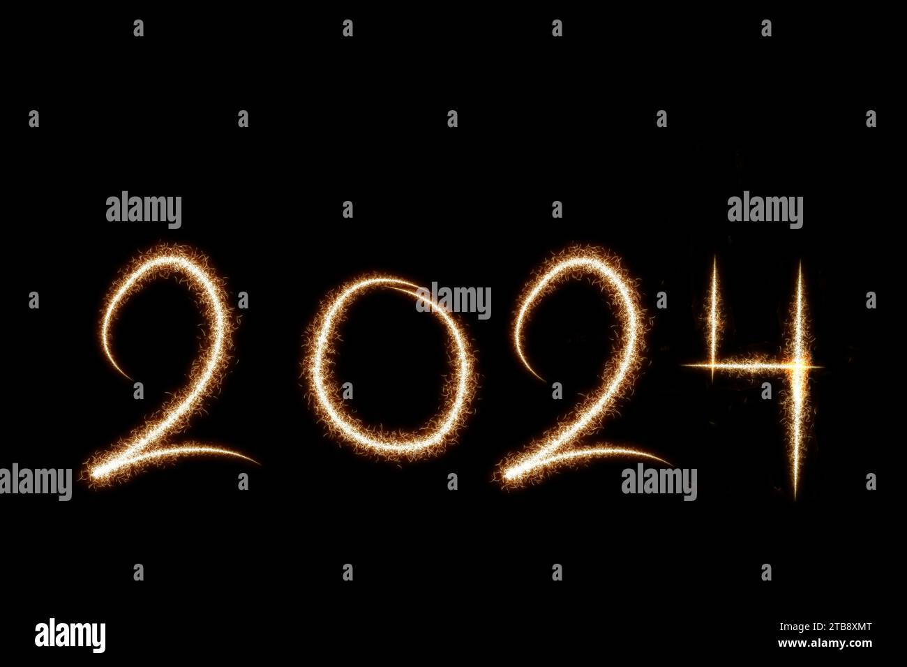Felice anno nuovo 2024 sfondo immagini e fotografie stock ad alta ...