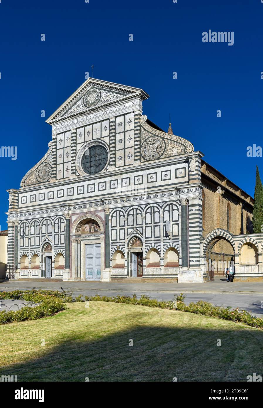 Firenze, Italia - 24 novembre 2023: La basilica di Santa Maria Novella ...