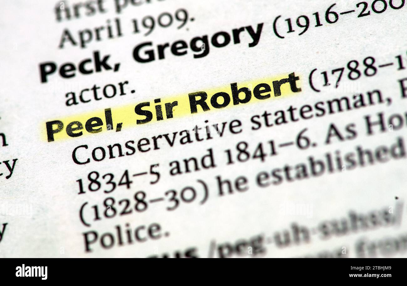 Parlamento robert peel immagini e fotografie stock ad alta risoluzione - Alamy