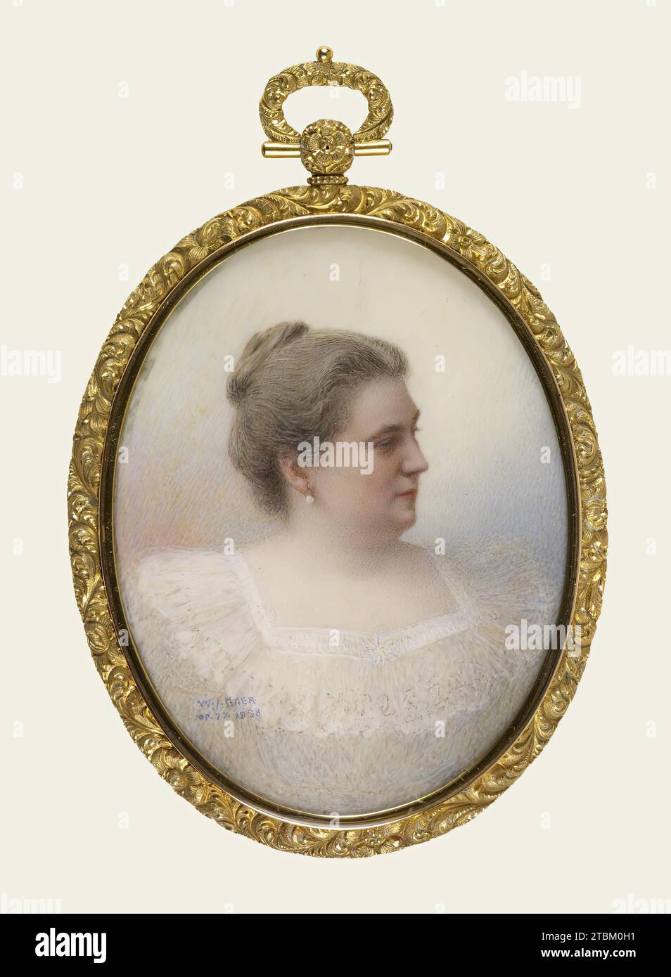 Ritratto di Jennie Walters Delano, 1898. Jennie (1853-1922) era la ...