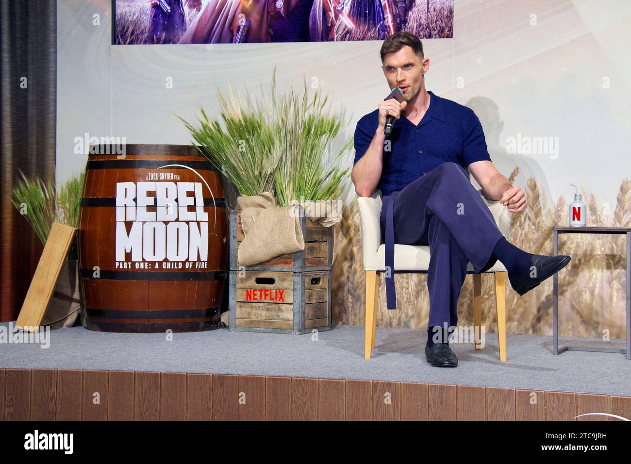 Ed Skrein bei der Pressekonferenz zum Netflix Film 'Rebel Moon - Part ...