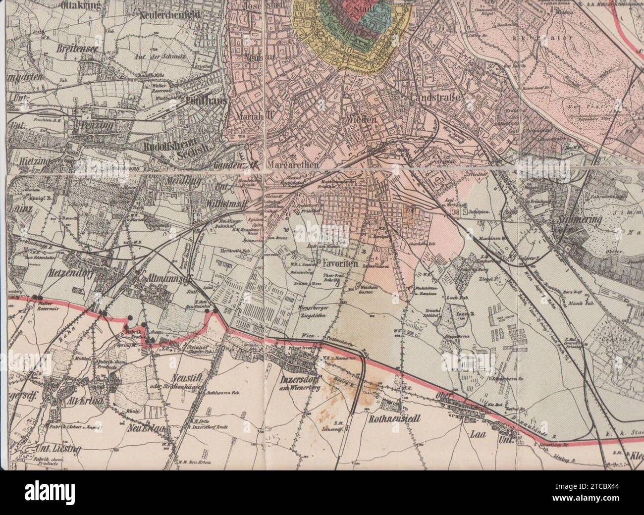 Stadtplan vienna immagini e fotografie stock ad alta risoluzione - Alamy