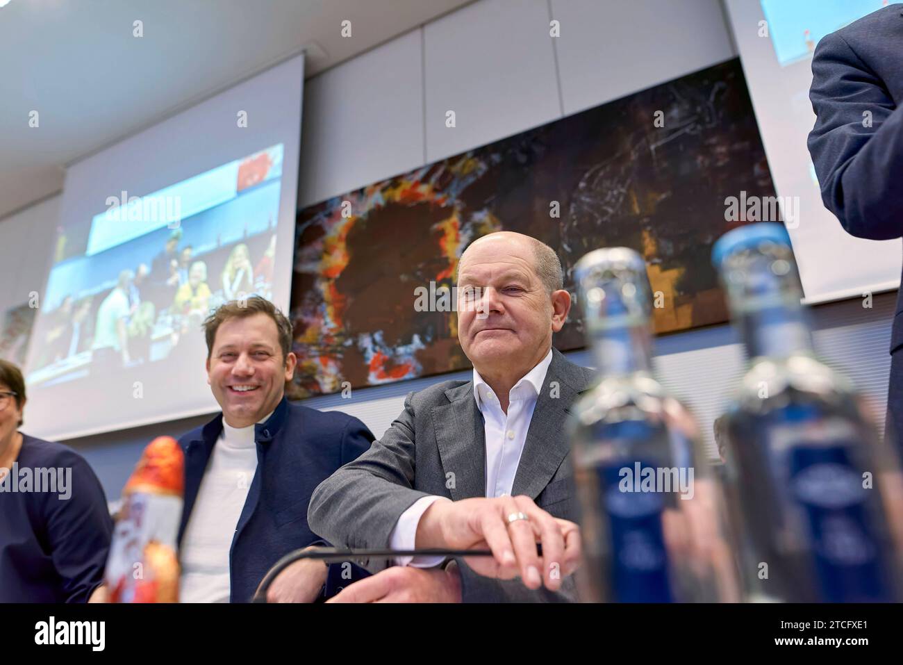 OLAF Scholz Deutschland, Berlino, 12.12.2023: Bundeskanzler Olaf Scholz ...