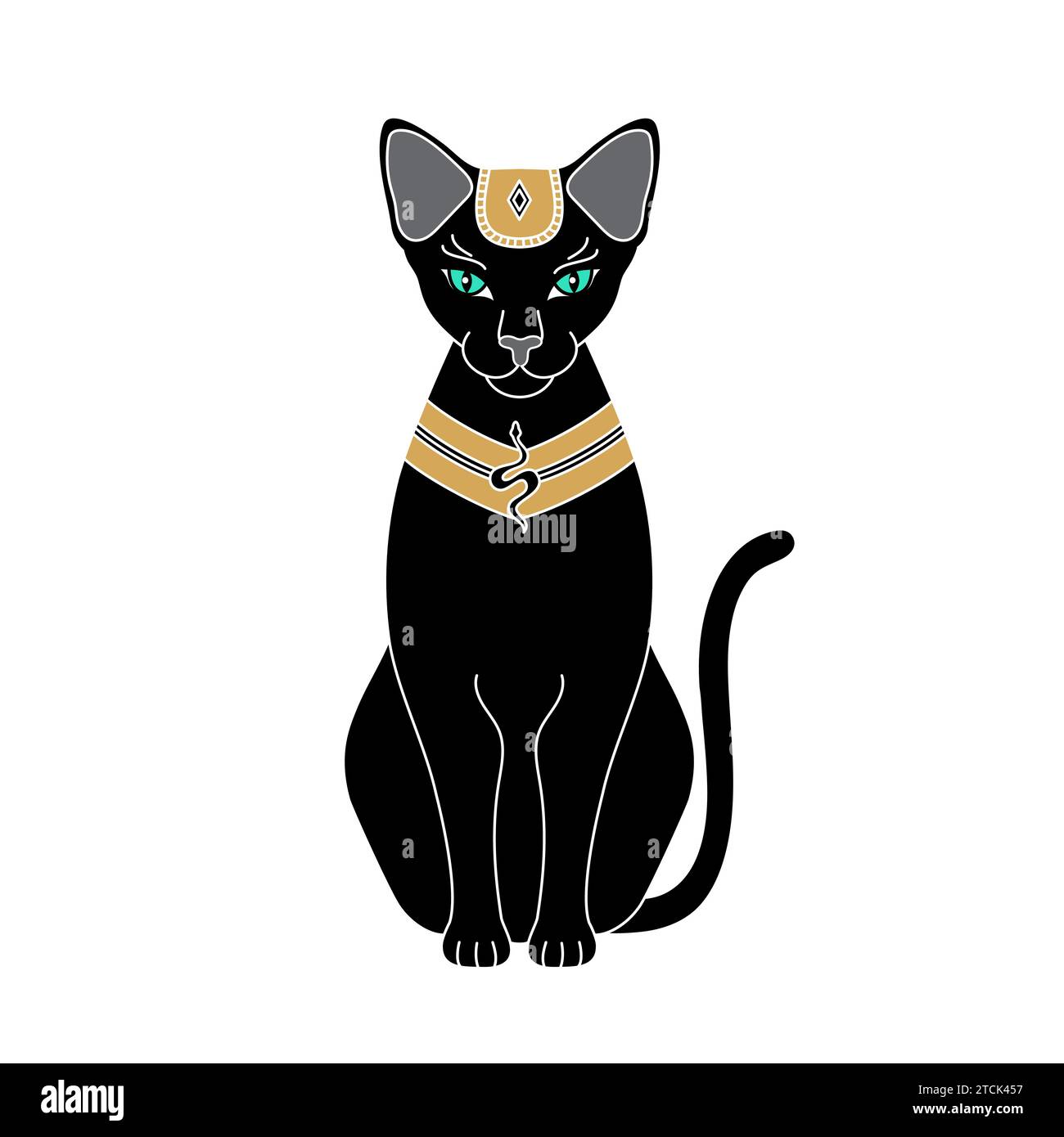 Dea bastet Immagini Vettoriali Stock - Alamy