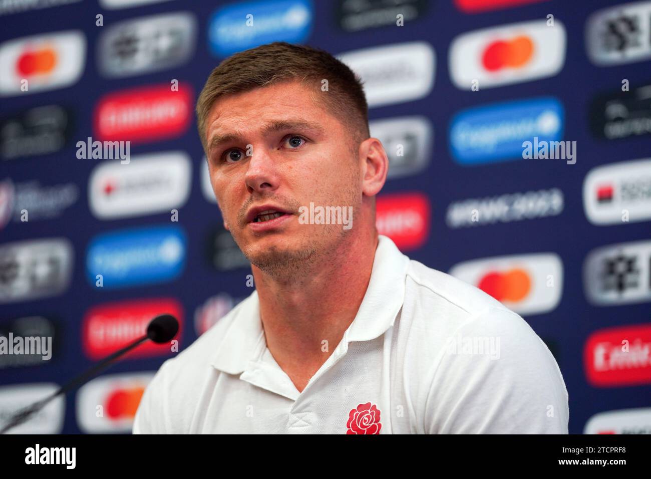 File foto datato 29-11-23 dello skipper inglese Owen Farrell, che ha ...