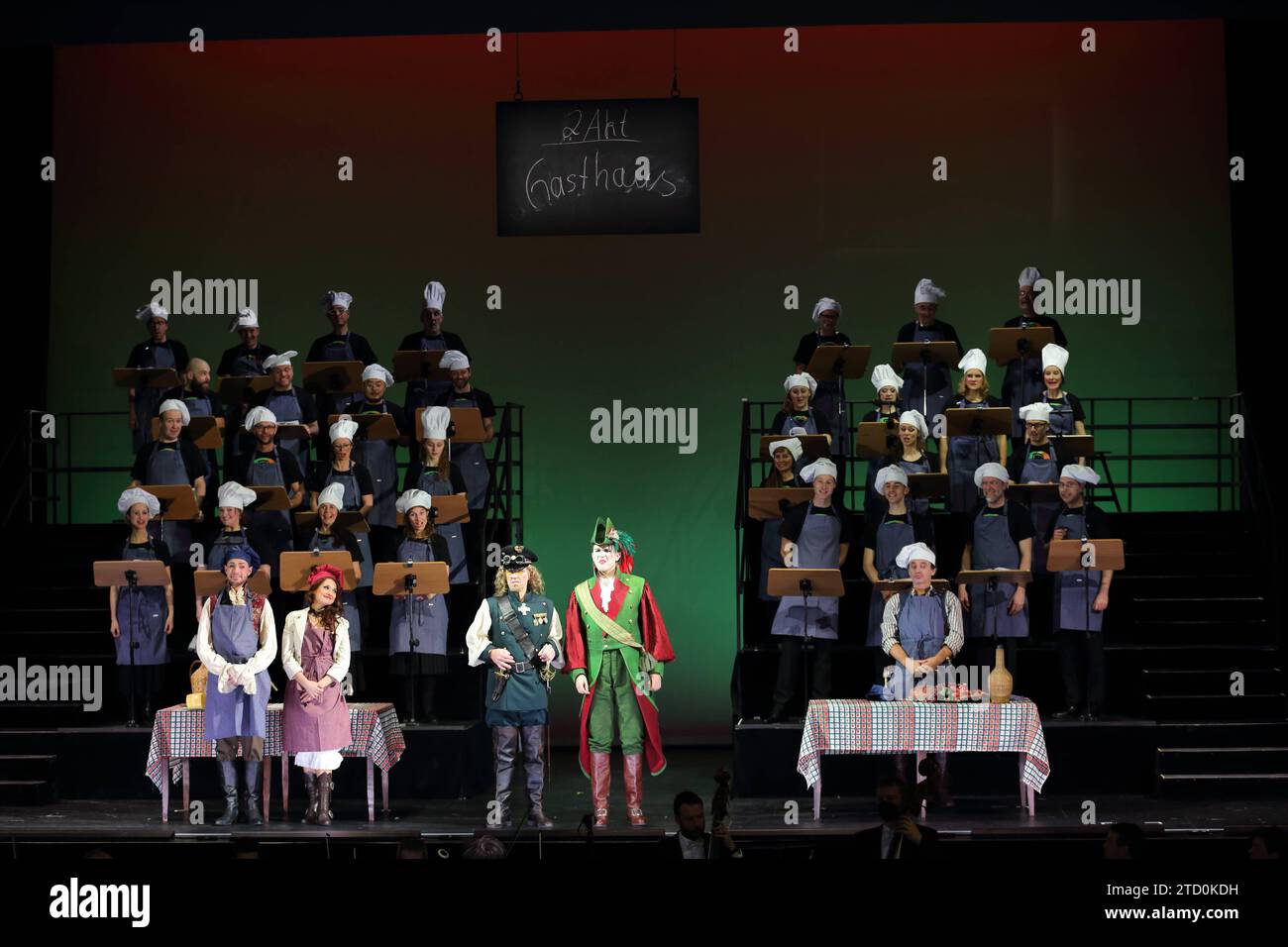 Johannes Dunz als Fragoletto, Nadja Mchantaf als Fiorella, Christoph ...