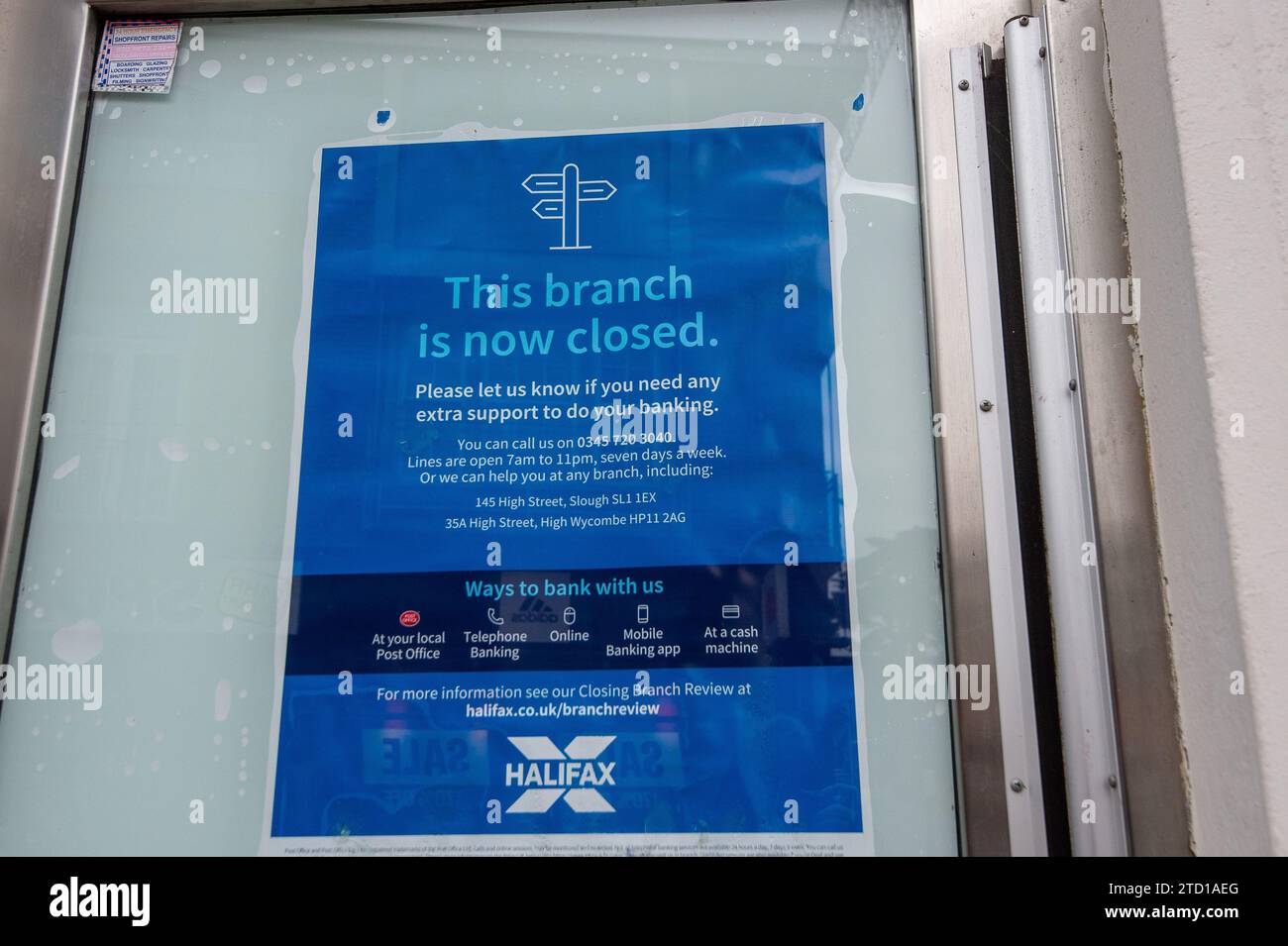 Maidenhead, Berkshire, Regno Unito. 15 dicembre 2023. La Halifax ...