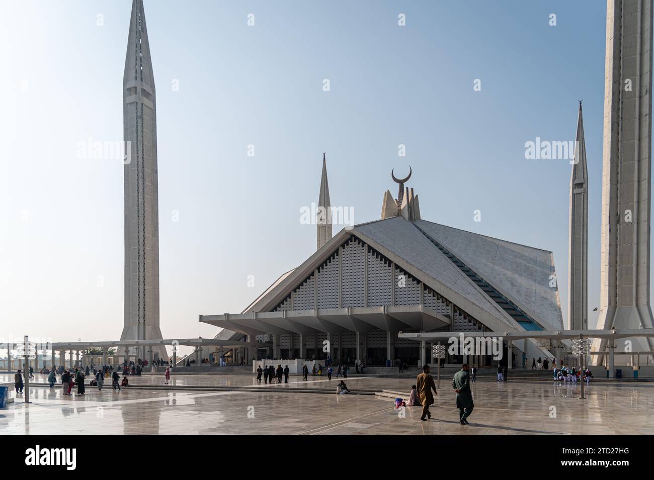 Faisal mosque islamabad pakistan immagini e fotografie stock ad alta ...