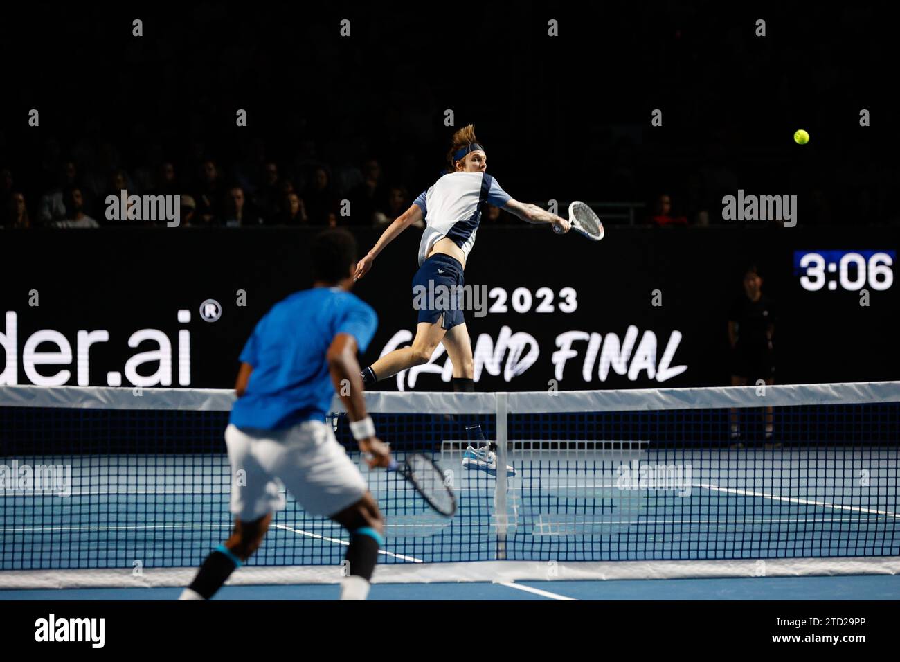 15 dicembre 2023; Excel Centre, Newham, Londra, Inghilterra; Ultimate Tennis Showdown Grand ...