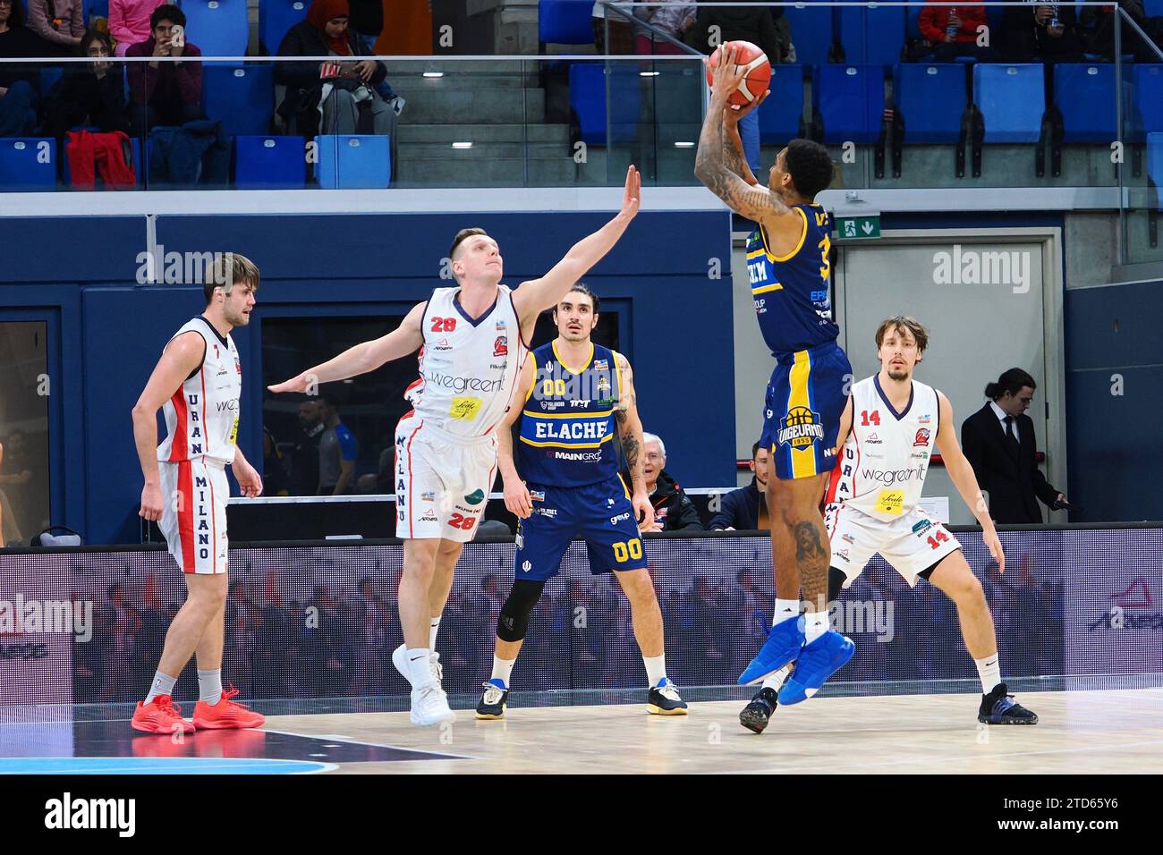 Deonta Smith Ikeon (Elachem Vigevano 1955) durante Wegreenit Urania ...