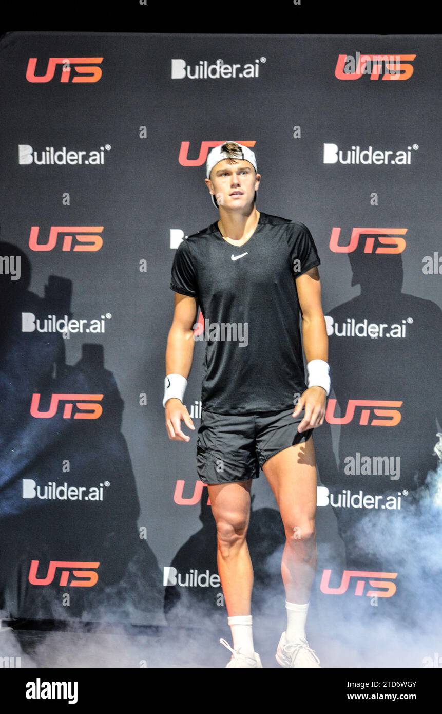 Londra, Regno Unito. 16 dicembre 2023. Ultimate Tennis Showdown (UTS) è ...