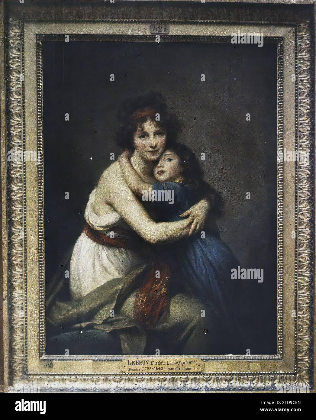 Parigi (i arr.), Francia Madame Vigée-le Brun e sua figlia, Jeanne ...