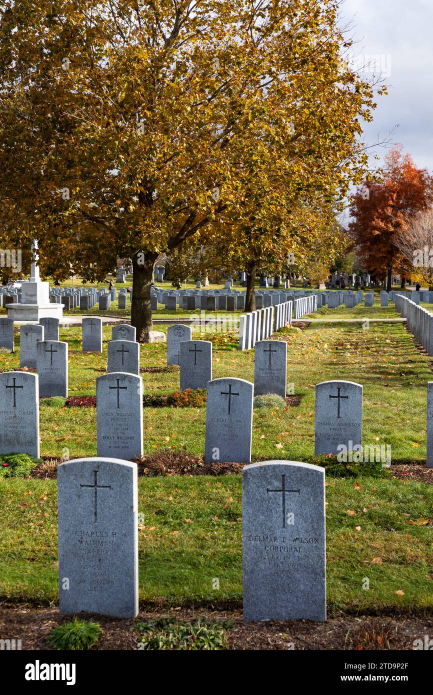 Cimetiere militare nazionale del canada immagini e fotografie stock ad ...