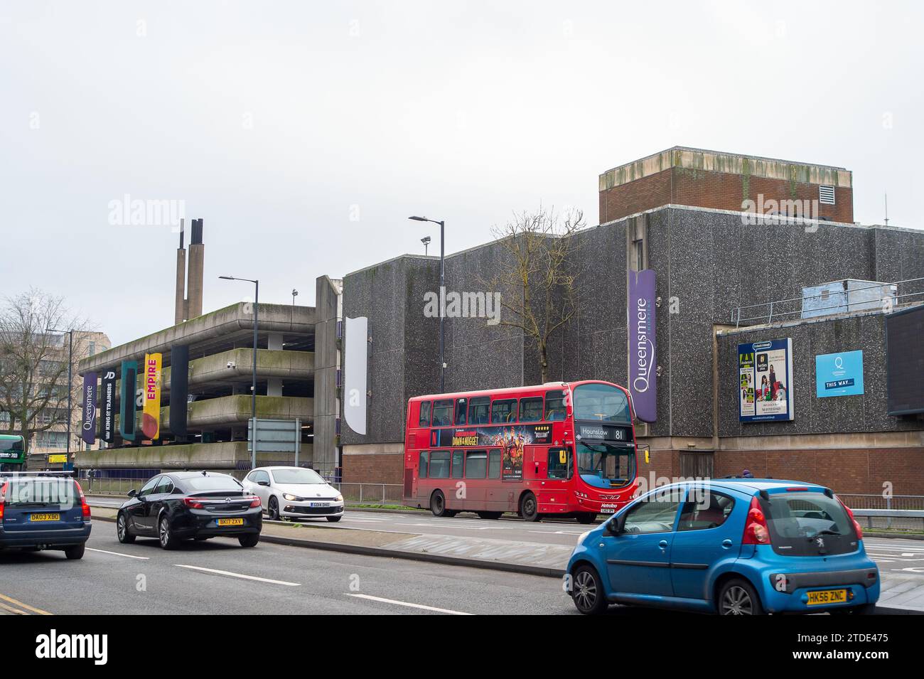 Slough, Berkshire, Regno Unito. 16 dicembre 2023. Parte del Queensmere ...