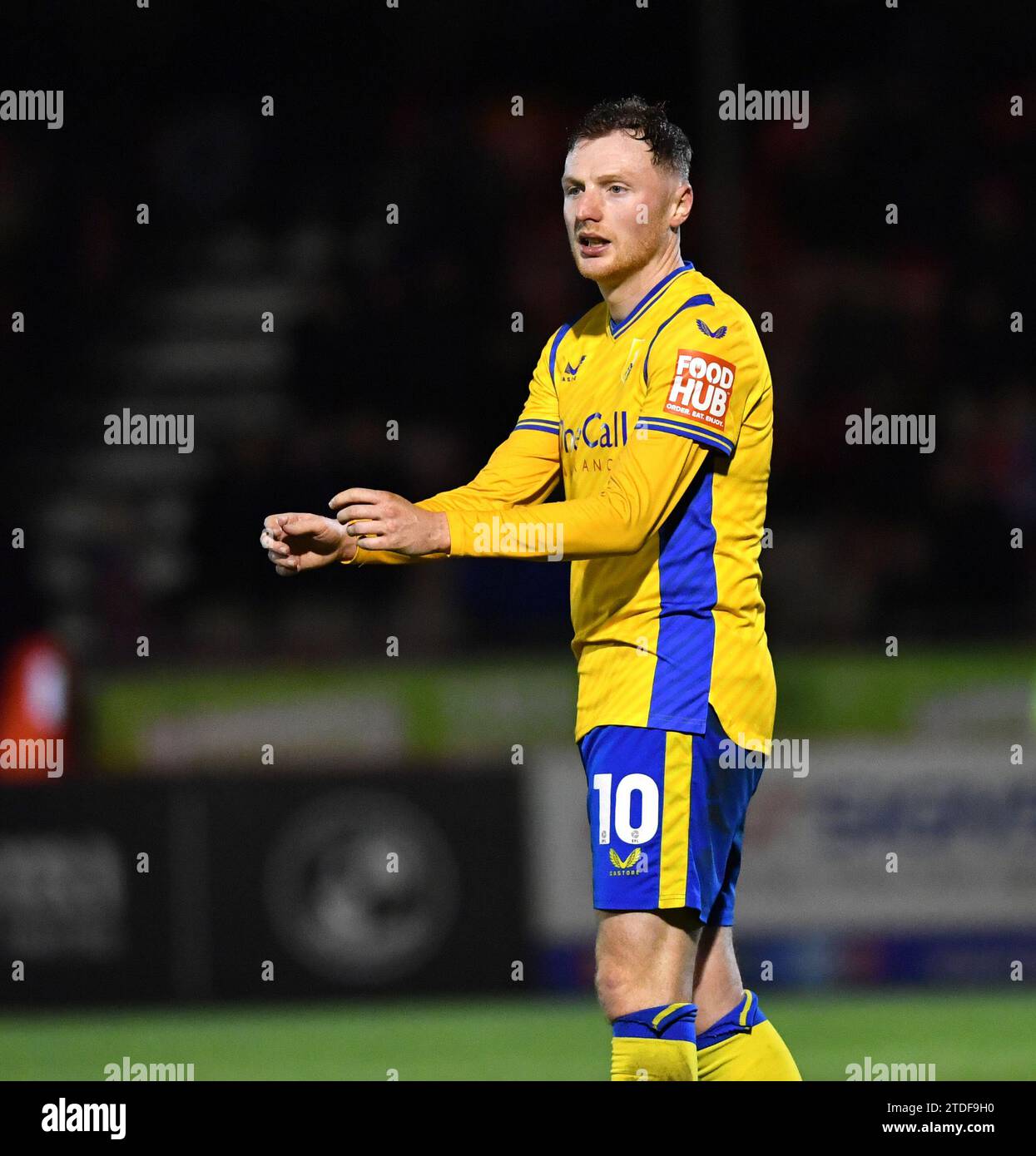 Il marcatore George Maris di Mansfield durante la partita Sky Bet EFL ...