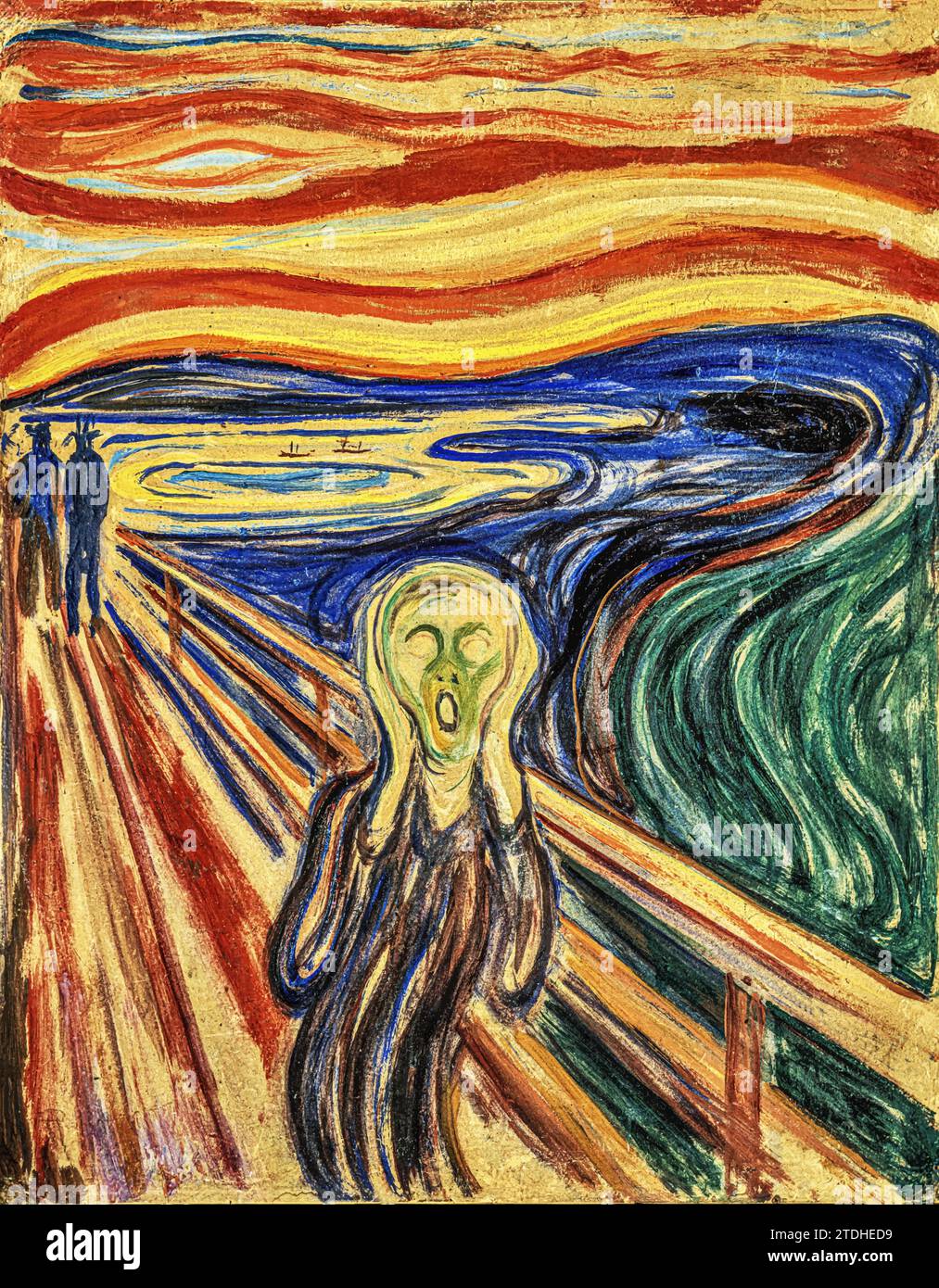 The scream munch Immagini Vettoriali Stock - Alamy
