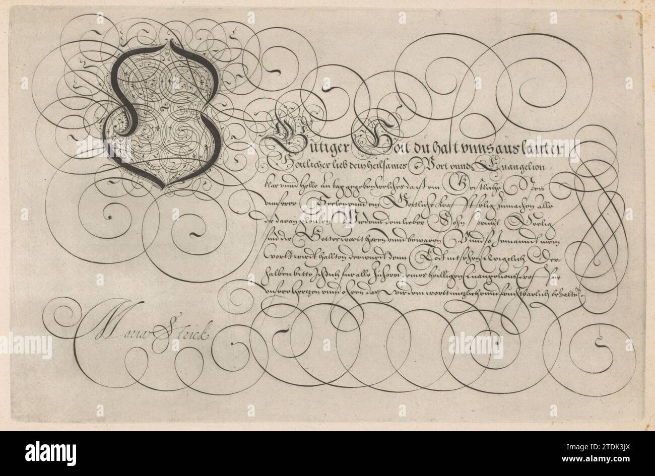 Esempio di scrittura con o maiuscola, 1618 esempio di scrittura in ...