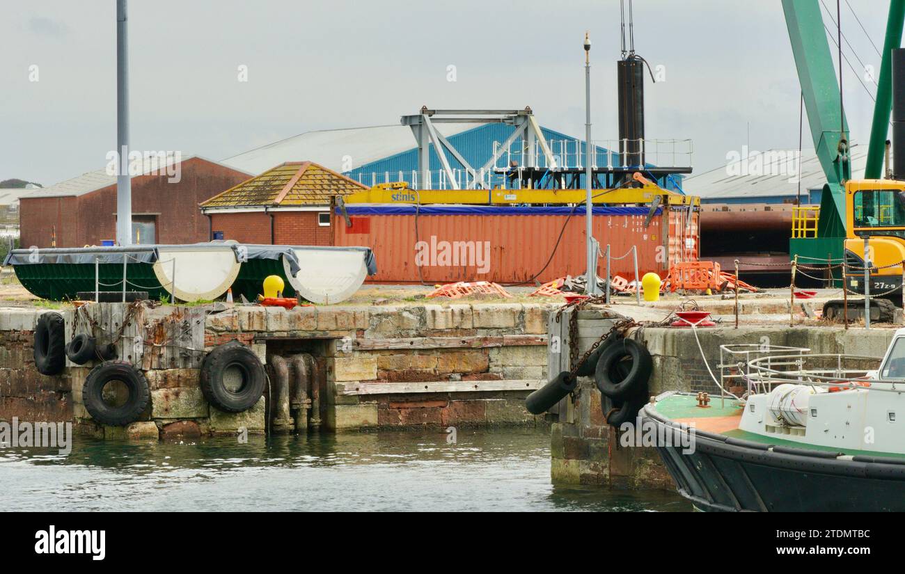 Barry Waterfront, Barry Wales, 10 dicembre 2023. Barry vince 20 milioni ...