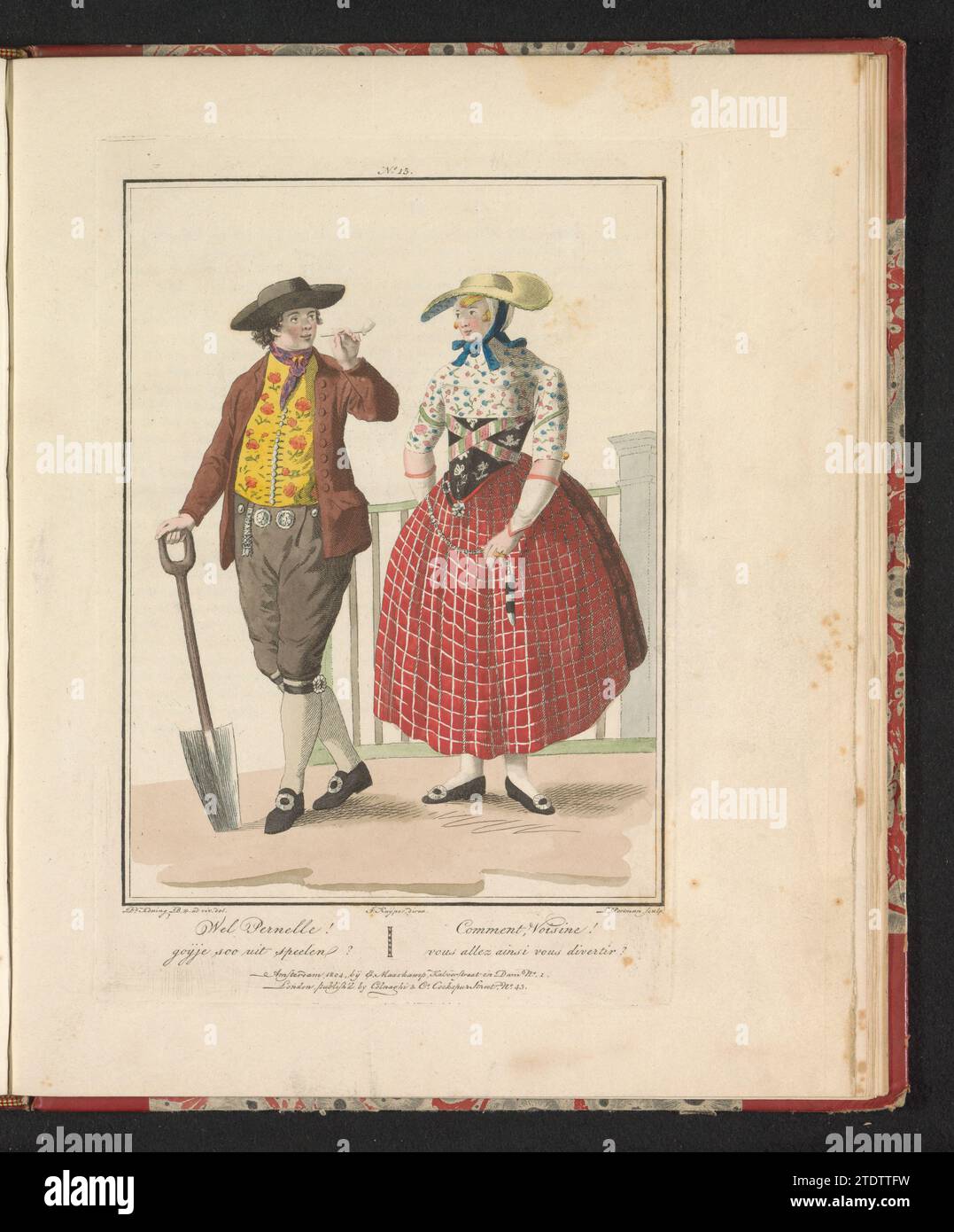 Uomo e moglie di Zuid-Beveland, Ludwig Gottlieb Portman, dopo D. BZ. De ...