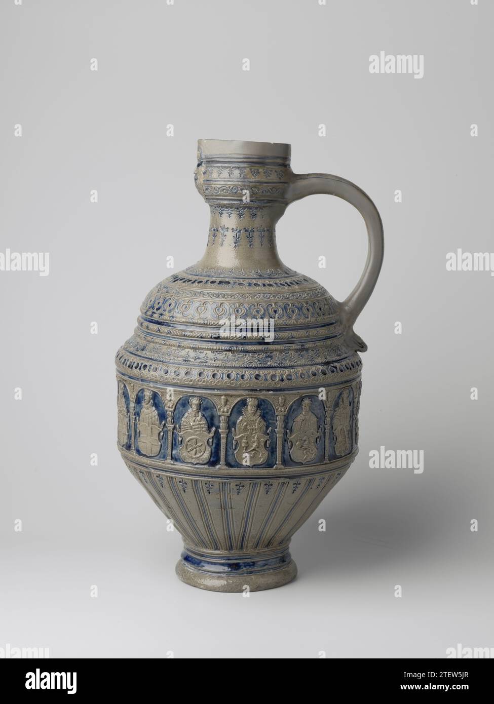 Brocca con una rappresentazione degli elettori, Jan Baldems Mennicken ...