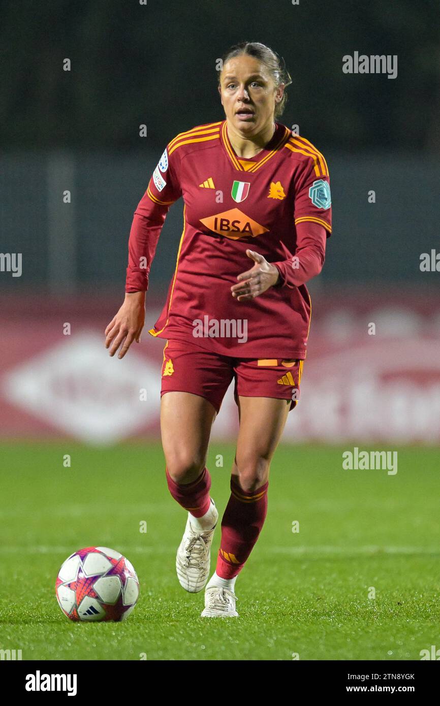 20 dicembre 2023, Stadio tre Fontane, Roma, Italia; UEFA Champions ...