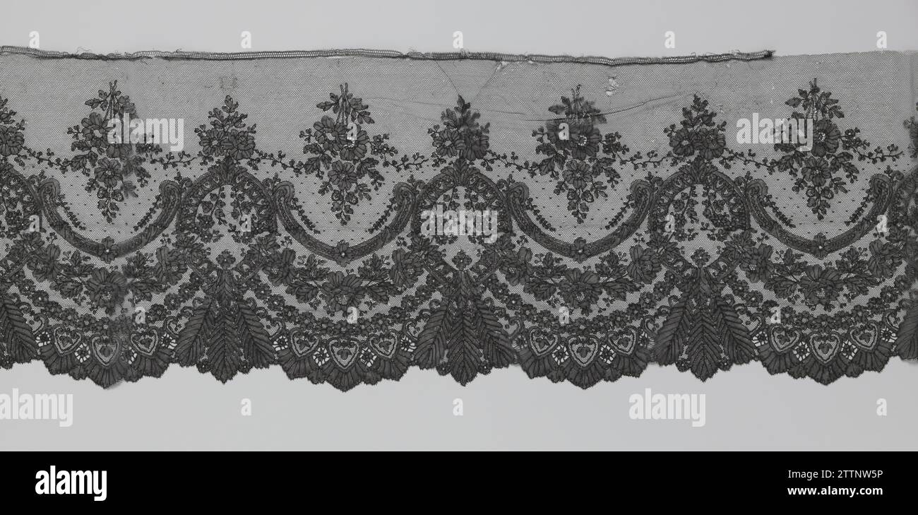 Striscia nera lucida con tre foglie a molla sotto moti ovali e ...