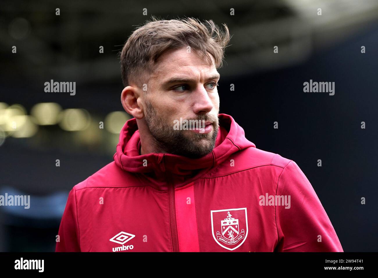 Foto del file datata 23-12-2023 di Charlie Taylor di Burnley, che era ...
