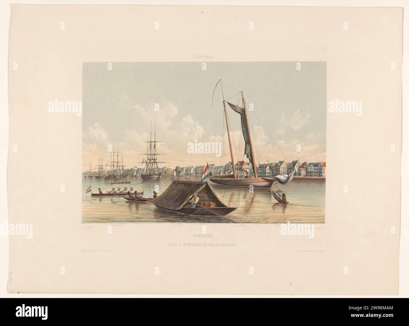 Waterkant and Rede a Paramaribo, Jonkheer Jacob Eduard van Heemskerck ...