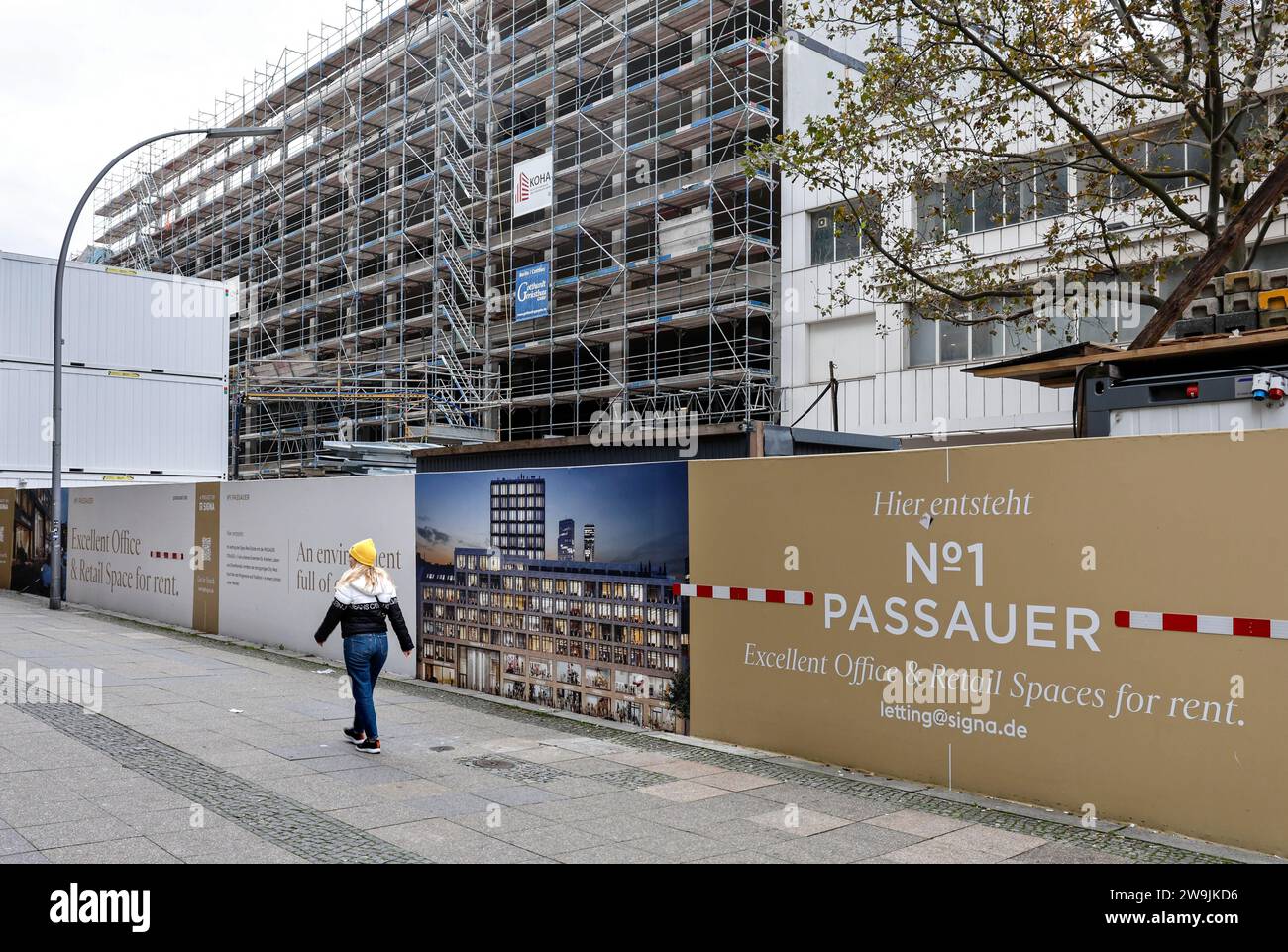 Progetto di costruzione di Signa a Passauer Strasse 1, dove dovevano ...