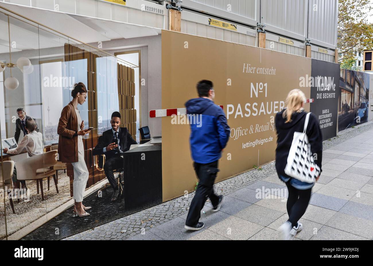 Progetto di costruzione di Signa a Passauer Strasse 1, dove dovevano ...