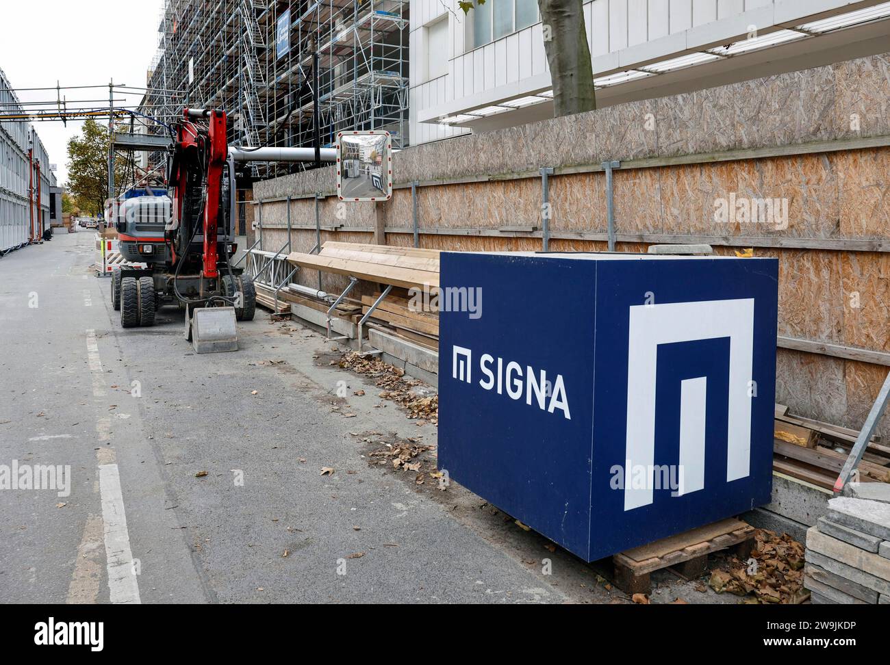 Progetto di costruzione di Signa a Passauer Strasse 1, dove dovevano ...