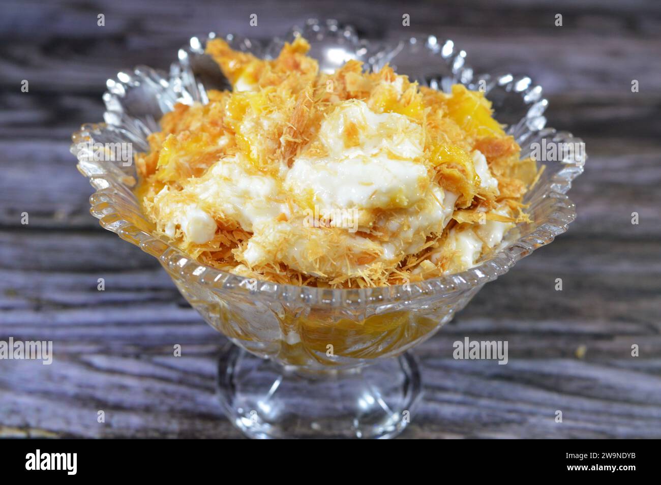 Ripieni di mango all'interno della ricetta Sweet Koshary in Egitto a ...