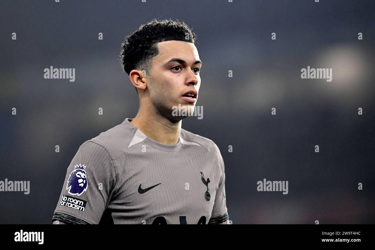 Brennan Johnson degli Spurs durante la partita di Premier League tra ...