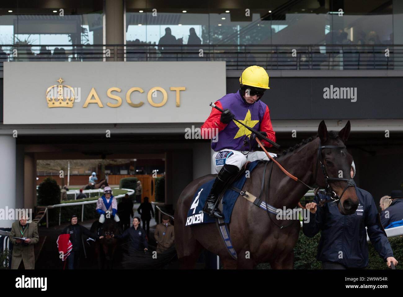 Ascot, Regno Unito. 23 dicembre 2023. Il cavallo Dashel Drasher ...