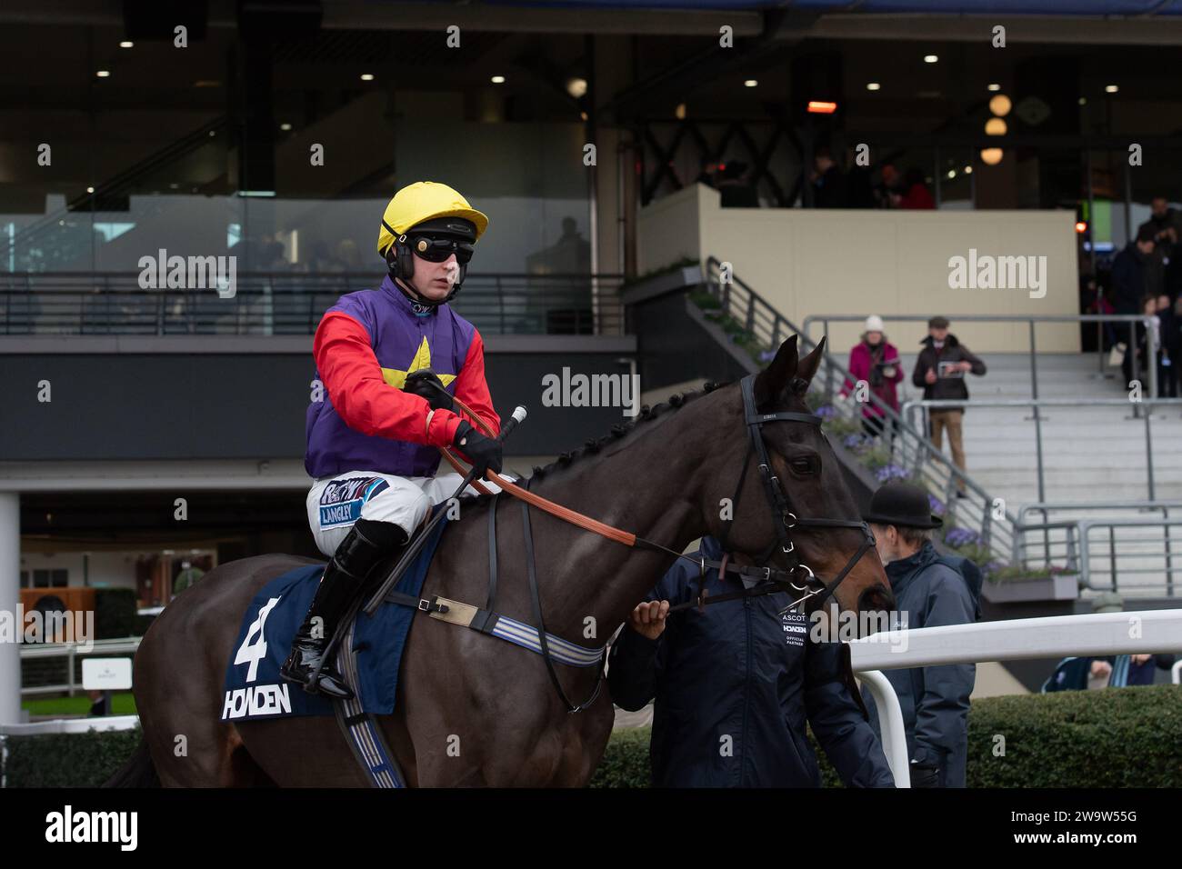 Ascot, Regno Unito. 23 dicembre 2023. Il cavallo Dashel Drasher ...